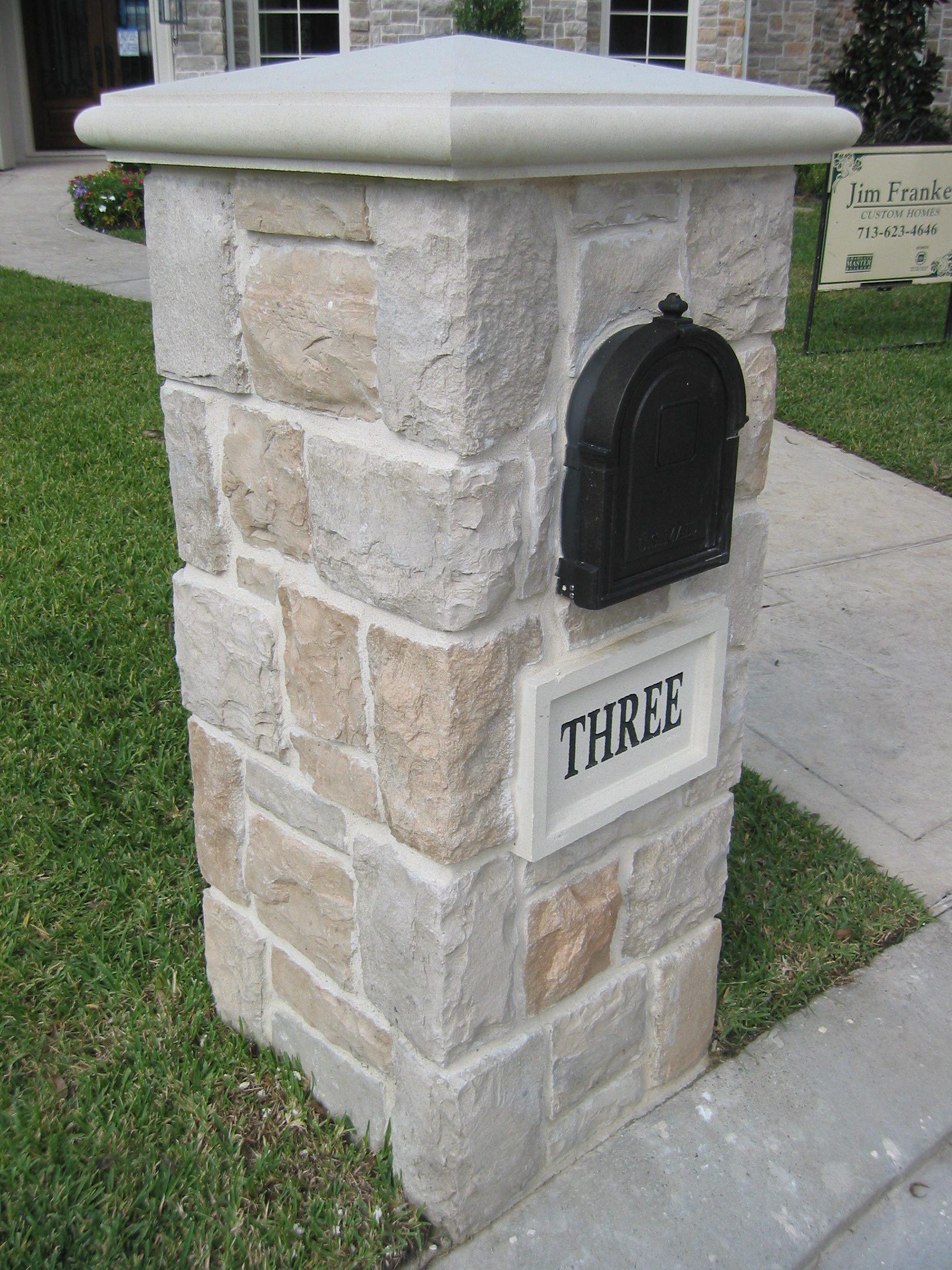 Mailbox Masonry Custom Design